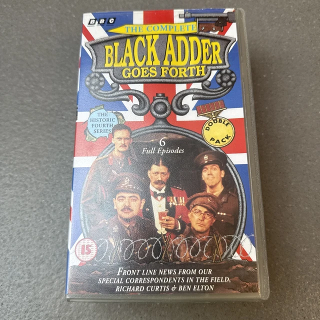 BLACKADDER GOES FORTH Complete Forth Series. Two VHS Cassette Tapes £3. ...