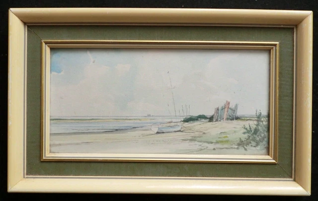 ORIGINAL JASON PARTNER Painting - The Quiet Creek, Blakeney, Norfolk ...