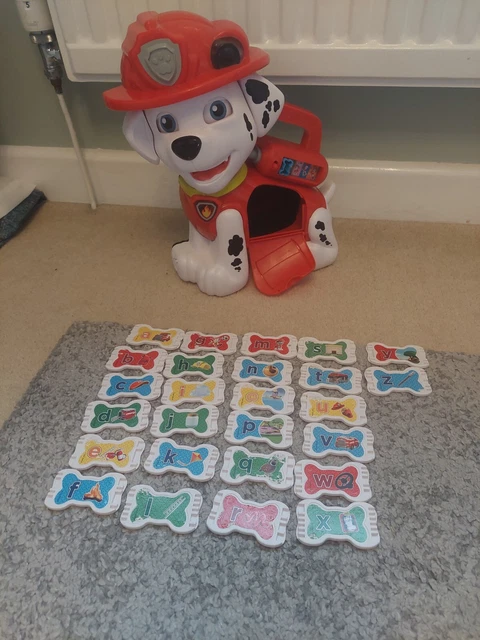 VTECH PAW PATROL Treat Time Marshall Talking Dog Alphabet Interactive ...