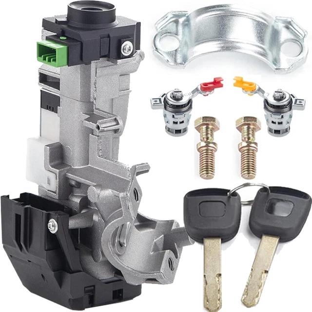 IGNITION SWITCH CYLINDER & Door Locks w/ 2 keys For Honda Civic 03-05 ...