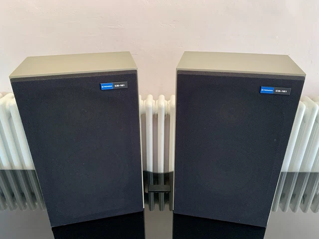 PIONEER CS-161 40W 8 Ohm Vintage Hifi Speakers Finished In Pewter ...
