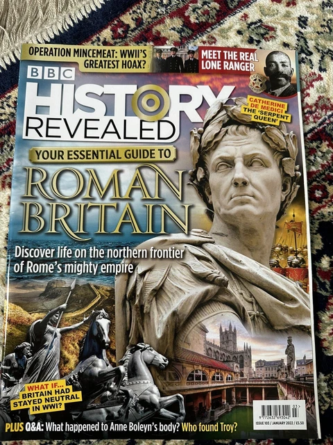 Bbc History Revealed Magazine January 2022 Issue 103 Like New Condition