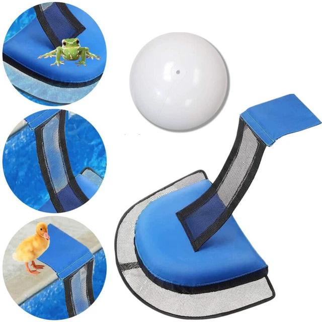 BLUE ESCAPE RAMP Swimline Swimming Pool Rescue Critter Animal Save Frog ...