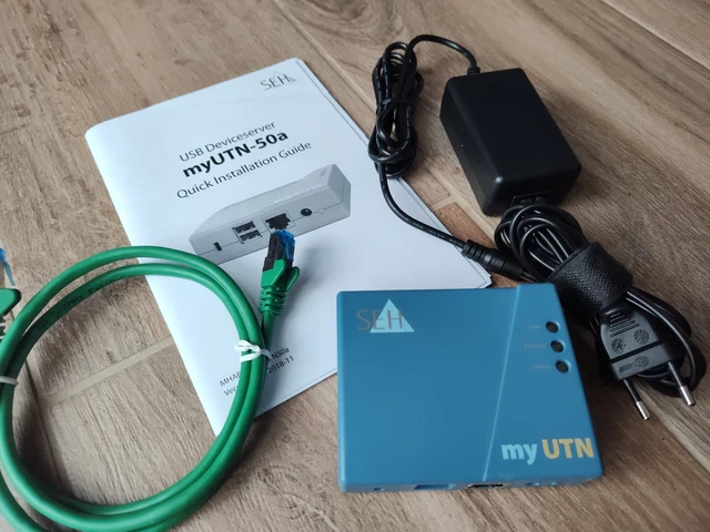 SEH MYUTN-50A, USB/LAN Deviceserver Dongleserver, 2 Port, Linux/macOS ...