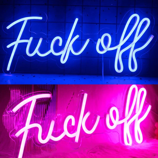 Led Neon Sign Lights Wall Decor Real Neon Wall Signs Bedroom Party Wall Decor £2499 Picclick Uk