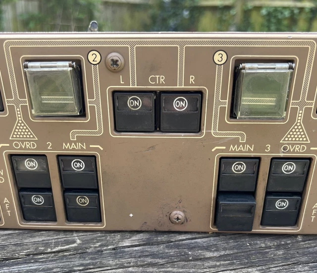 GENUINE BOEING 747? Cockpit-Flight Deck Fuel Panel-Aviation-Aircraft ...