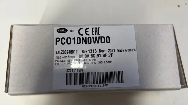 CAREL PCO WEB PCO10B0WB0 rev. 1313 Ethernet card, BMS, BACnet/IP £450. ...