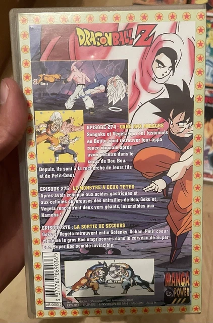 CASSETTE VHS Dragon Ball Z Épisodes Inédit Vol 1 Version Intégrale Dbz ...