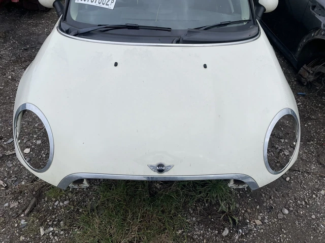 BMW MINI COOPER Bonnet Pepper White R55 R56 R57 R58 R59 LCI £140.00 ...