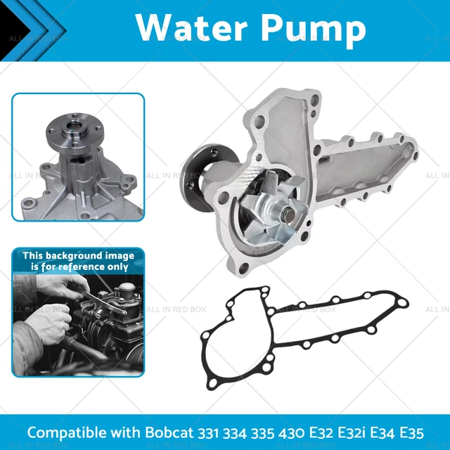 WATER PUMP SUITABLE for Bobcat 6685105 331 334 335 430 E32 E32i E34 E35 ...
