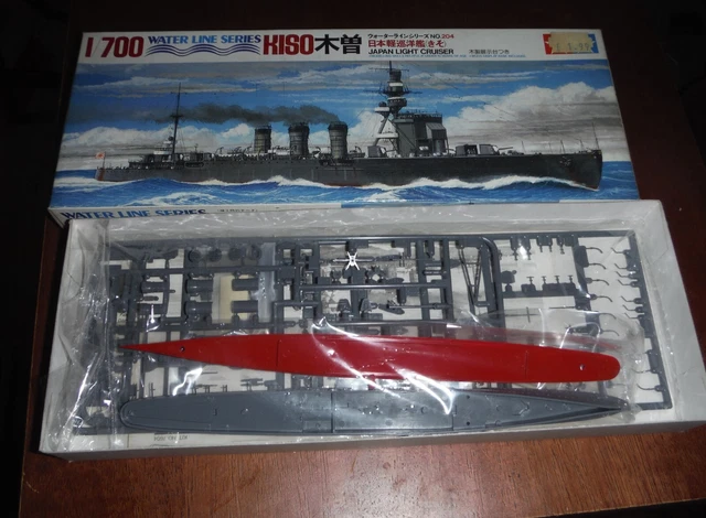 LIGHT CRUISER KISO Tamiya WW2 Warship 1/700 Tamiya Boat / Ship model ...