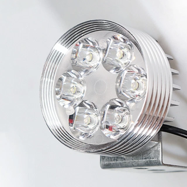 PHARE DE V LO lectrique argent avec 6 LED pour v los lectriques et scooter EUR 11,47 - PicClick FR