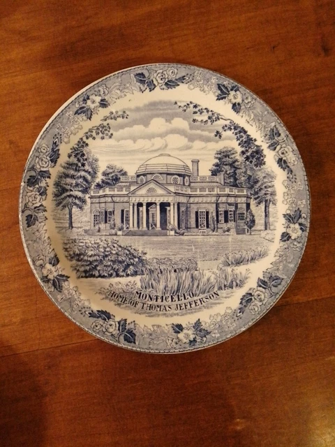 OLD ENGLISH STAFFORDSHIRE Alfred Meakin Monticello Home Of Thomas ...