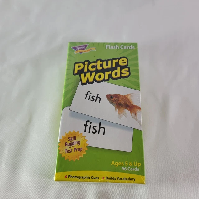 TREND ENTERPRISES TREND Picture Words Flash Cards $11.16 - PicClick