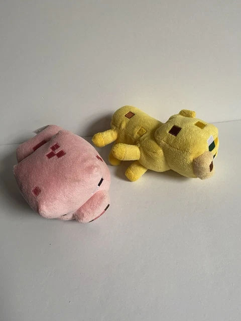 MINECRAFT OCELOT & Pig Soft Toys Plush X2 Mojang 2015 £4.99 - PicClick UK