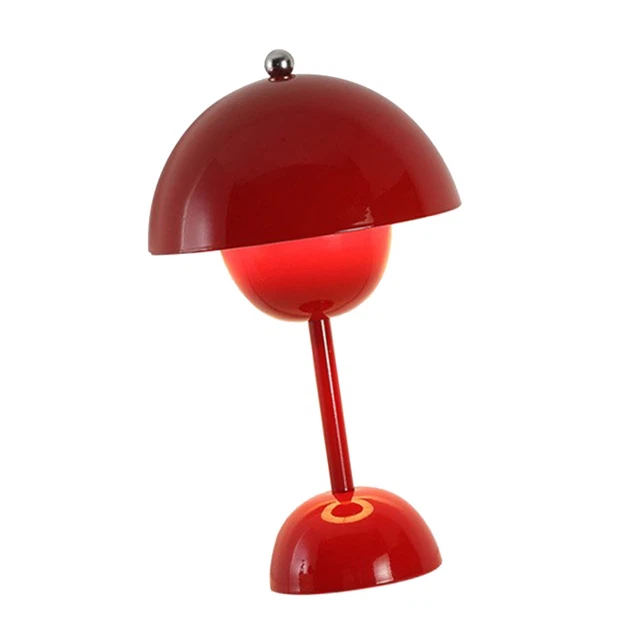 (3 COLOR CHANGING Light&Button Switch Wine Red)LED Table Lamp ...