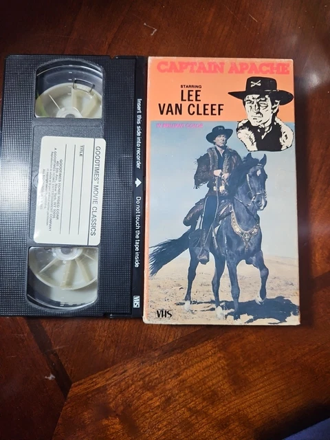 CAPTAIN APACHE VHS Tape Western Lee Van Cleef £2.32 - PicClick UK
