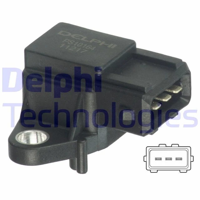 DELPHI PS10164 LADEDRUCK Sensor Drucksensor für BMW E46 Limo + E90 Limo ...