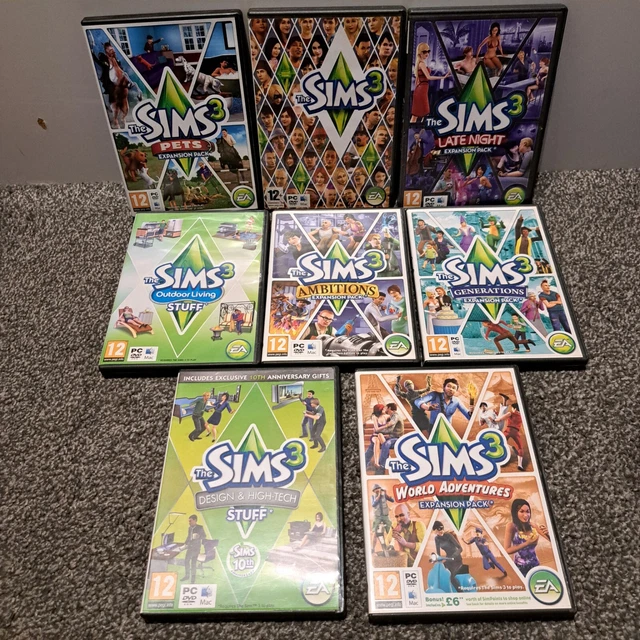 THE SIMS 3 Base Game + 7 Expansion Packs PC Games Bundle Tested ...