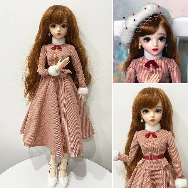 1/3 BJD DOLL 60cm Ball Jointed Doll 24" Girl Dolls with Full Set ...