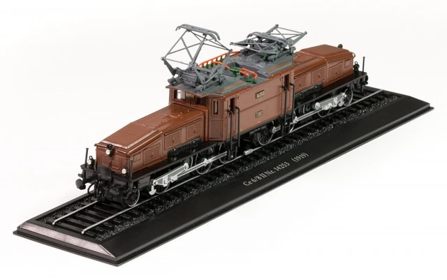 LOCOMOTIVE ATLAS H0 1/87 Ce 6/8 II 14253 Crocodile Static Model £18.21 ...