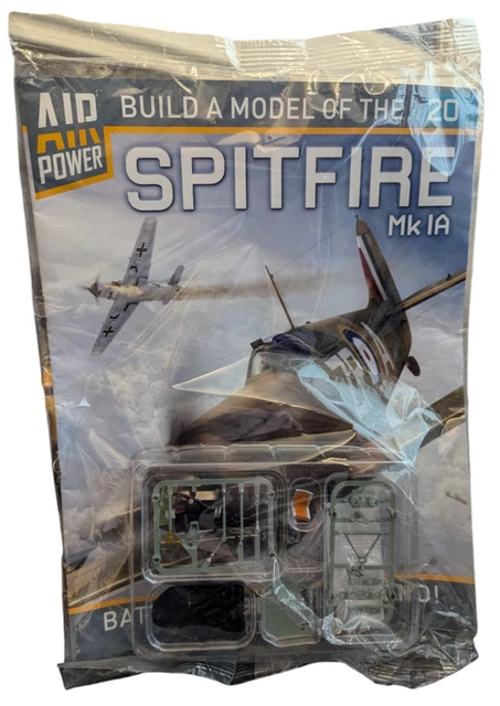 BUILD A MODEL of the Spitfire Issue 20 1/18 Hachette Magazine £13.99 ...