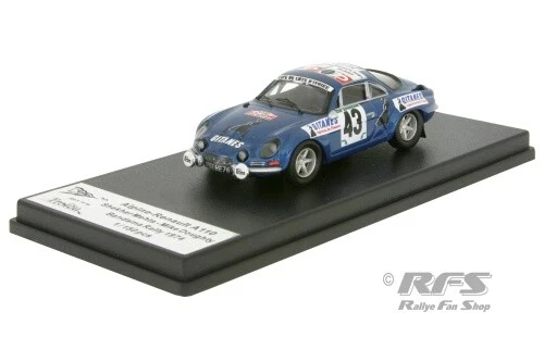 ALPINE RENAULT A110 Bandama Rally Rallye 1974 Mehta 1:43 Trofeu EUR 74 ...