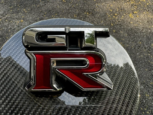 GENUINE NISSAN GTR Gt-R R35 Front Grill Badge Emblem 62892-Jf60A £25.00 ...