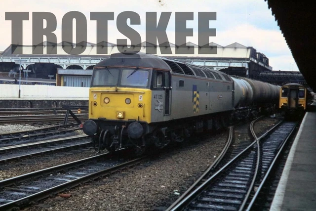 35MM SLIDE BR British Railways Diesel Loco Class 47 47125 Manchester ...
