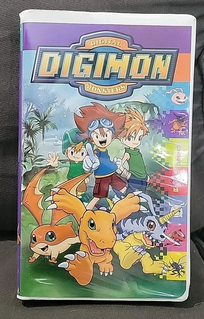 DIGIMON VHS -UNTESTED- Digital Monsters 1999 Fox Kids Video £4.58 ...