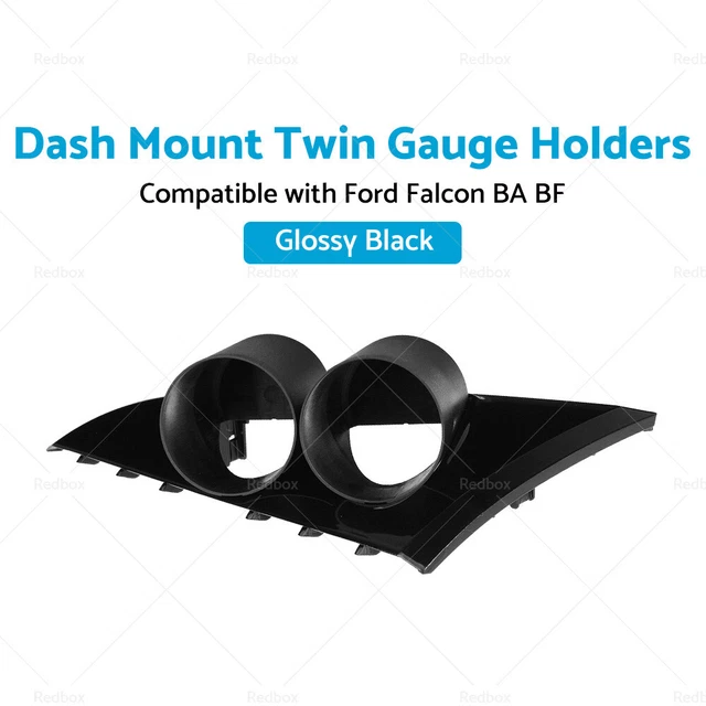 SUITABLE FOR FORD Falcon BA BF XR6 XR8 XR6T Dash Mount Twin Gauge 52mm ...