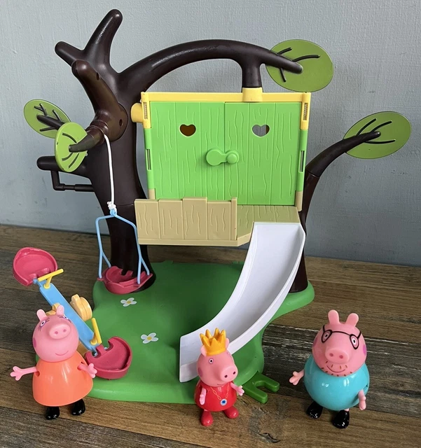 PEPPA PIG TREE House with Figures Playset £15.49 - PicClick UK
