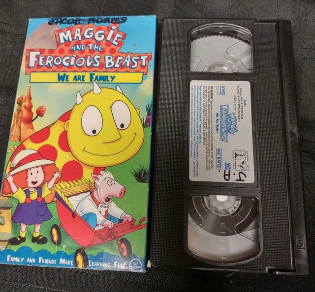 MAGGIE AND THE Ferocious Beast VHS Media Tape $16.62 - PicClick CA