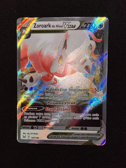 CARTE POKÉMON ZOROARK DE HISUI VSTAR EB11 ORIGINE PERDUE 147/196 FR NEUF EUR 7,50 - PicClick FR