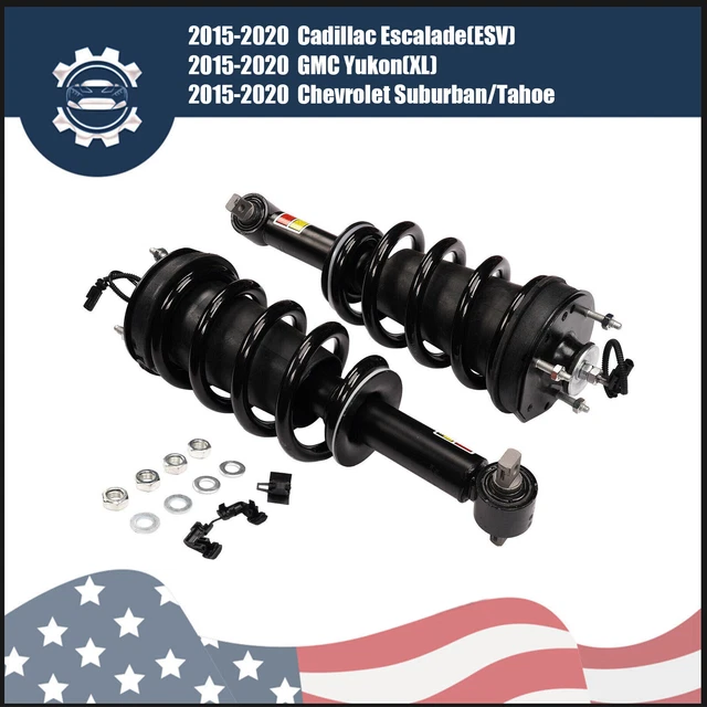 PAIR FRONT LOADED Quick shock Struts Magnetic Ride for 2015-20 Cadillac ...