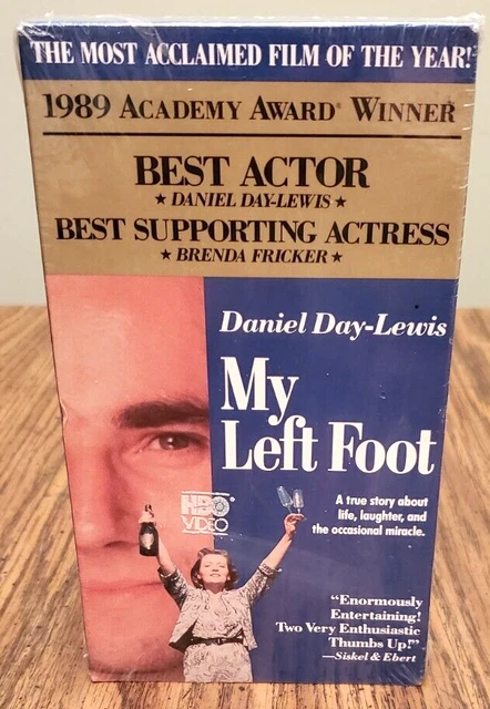 MY LEFT FOOT 1989 Academy Award Winner VHS Daniel Day-Lewis Brenda ...