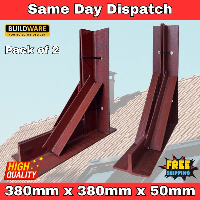 GALLOWS BRACKETS CHIMNEY SUPPORT BRACKET SET 380mm x 380mm x 50mm £48. ...