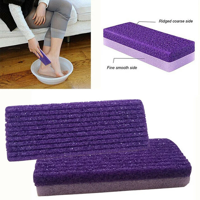 3X PUMICE SPONGE Stone Exfoliate Foot Hard Dead Skin Pedicure Remover ...