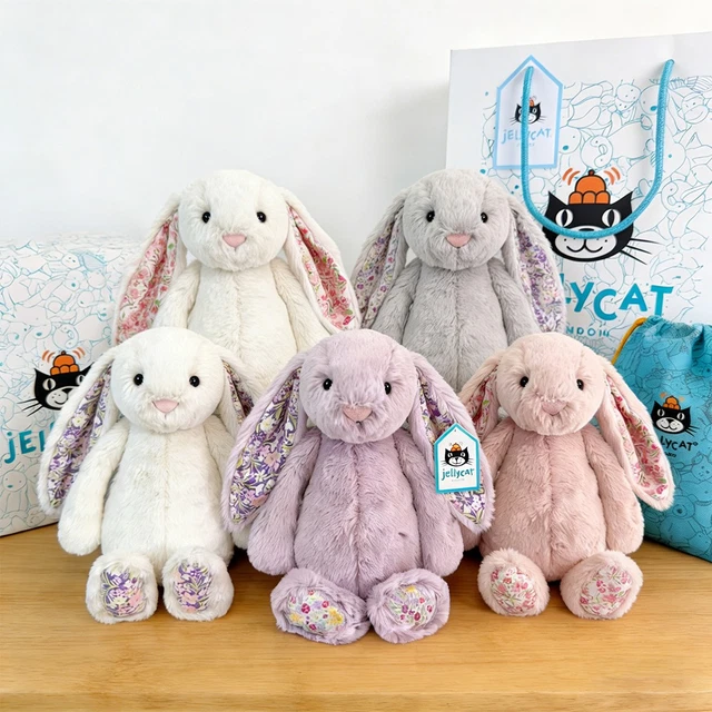 JELLYCAT BLOSSOM PETAL Bunny Doll Toy With Dust Bag 31cm NWT $33.99 ...