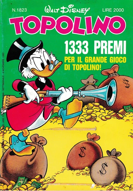 TOPOLINO N.1823 ALLEGATE FIGURINE ed. Mondadori EUR 2,00 - PicClick IT