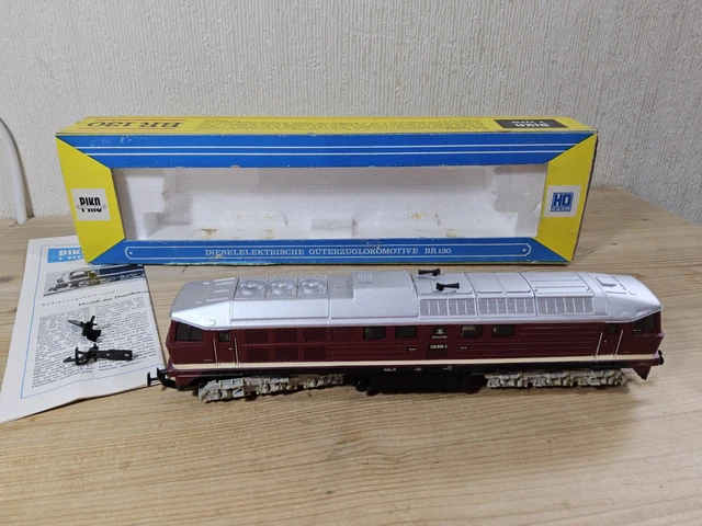 PIKO MODELLBAHN RAILWAY H0/00 Diesel Locomotive Lok V 130 , Boxed £35. ...