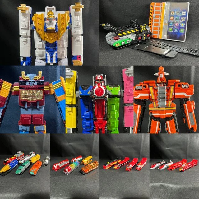 POWER RANGERS RESSHA Sentai ToQger Megazord Morpher 5p train 20p BANDAI ...