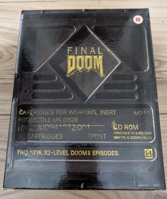FINAL DOOM - id Software - PC CD-ROM - Big Box with manual - V Good ...
