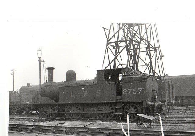 RAIL PHOTO LMS LNWR 062t 27571 Willesden shed London £2.39 - PicClick UK