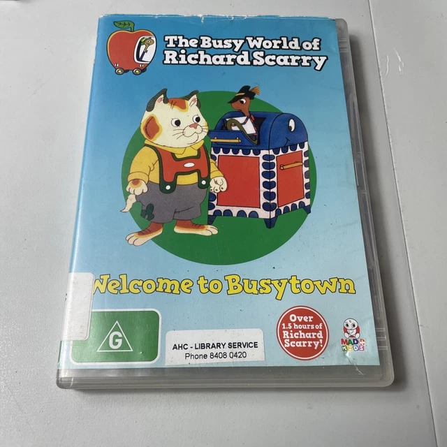 THE BUSY WORLD Of Richard Scarry Welcome To Busytown Dvd Region 4 Pal ...