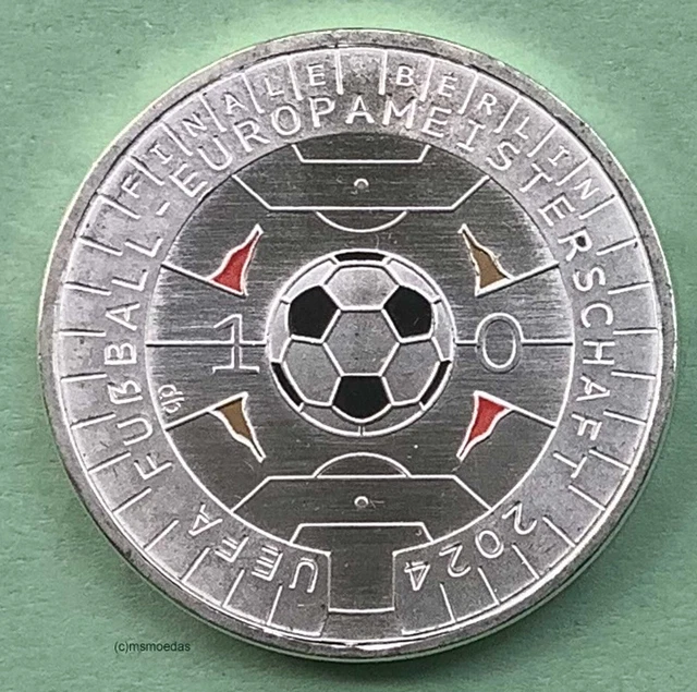 DEUTSCHLAND 11 EURO Münze 2024 Fußball-Europameisterschaft EM Silber ...