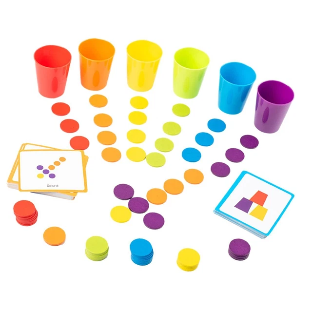 JEU DE CORRESPONDANCE, jouet éducatif, reconnaissance des couleurs, EUR ...