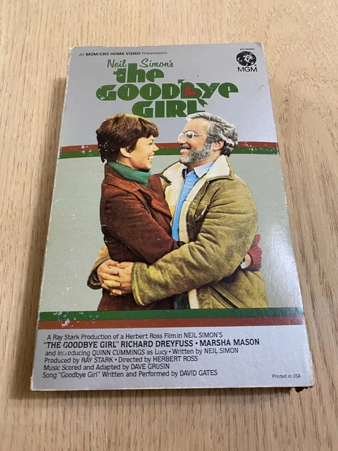 NEIL SIMONS THE Goodbye Girl VHS 1977 Big Box Richard Dreyfuss Marsha ...