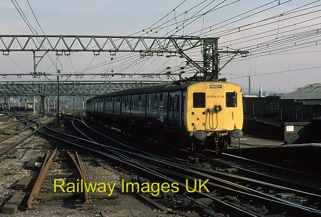 RAILWAY PHOTO - Class 506 Guide Bridge Arrival From Glossop c1976 £2.00 ...