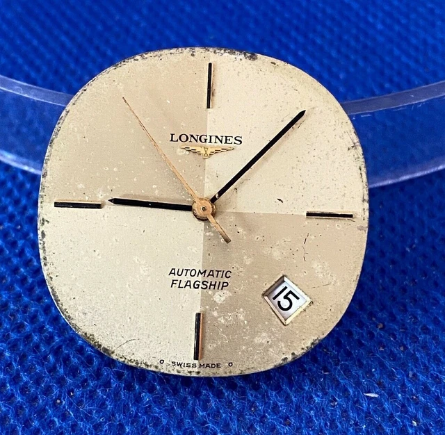 ORIGINAL LONGINES FLAGSHIP cal 6651 automatic movement running & dial ...